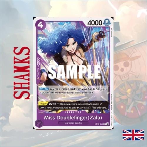 Miss Doublefinger(Zala) - One Piece Card Game Single | Kisara Board ...